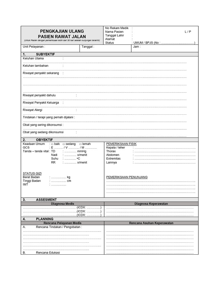 PKP 4 EP 3 FORM KAJIAN ULANG | PDF