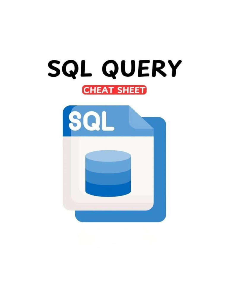 SQL Query Cheatsheet 1737464283 | PDF