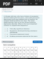 COC Exam BSC Nurse 18 | PDF | Anxiety Disorder | Birth Control