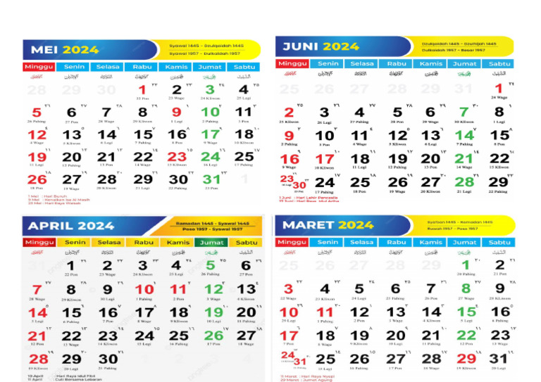 Kalender 2024 | PDF