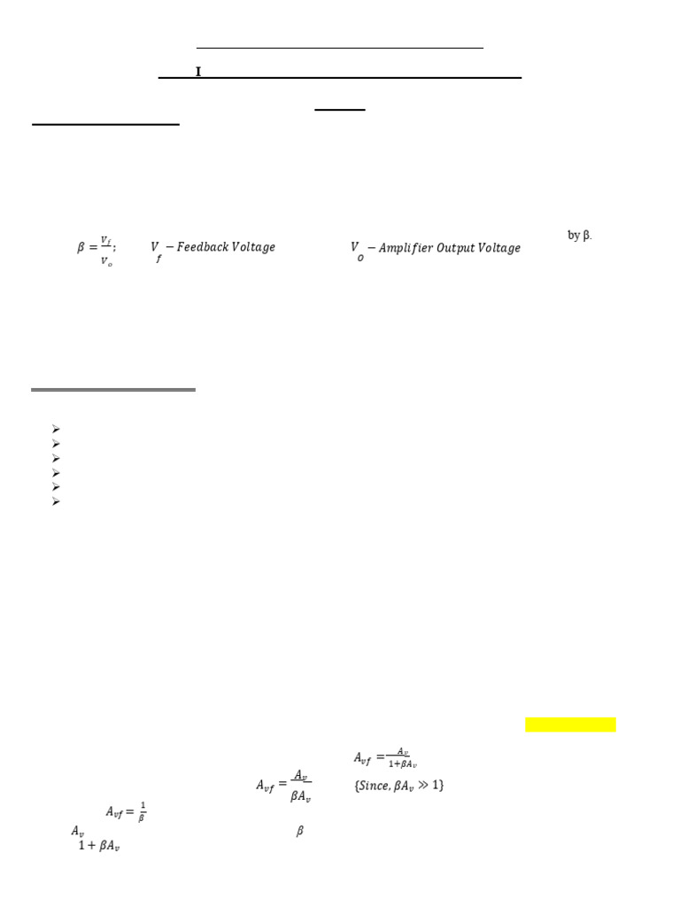 EDC UNIT 4 | PDF | Electronic Oscillator | Amplifier