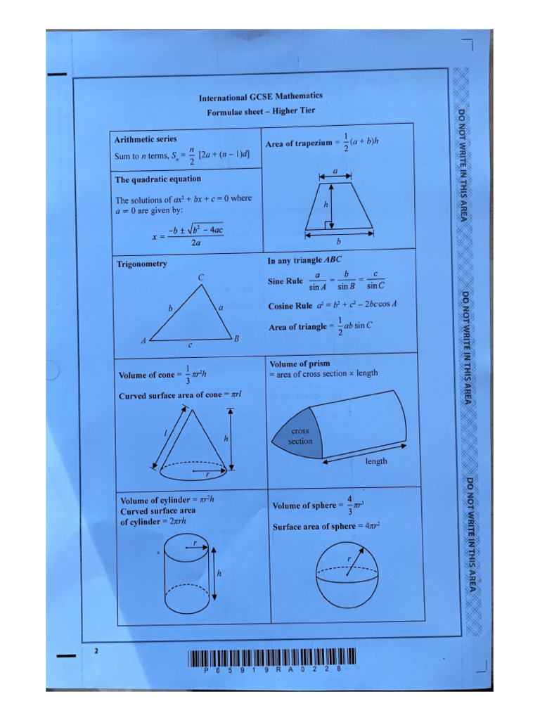 International GCSE Mathematics | PDF