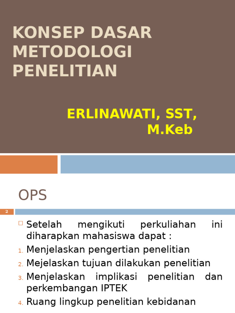 Kuliah 1 Konsep Metlit | PDF