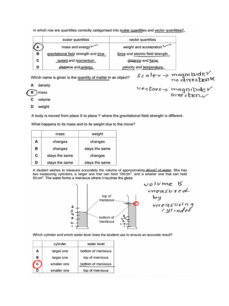 Physical Quantities and Measurement Techniques Pas - 250109 - 170053 | PDF