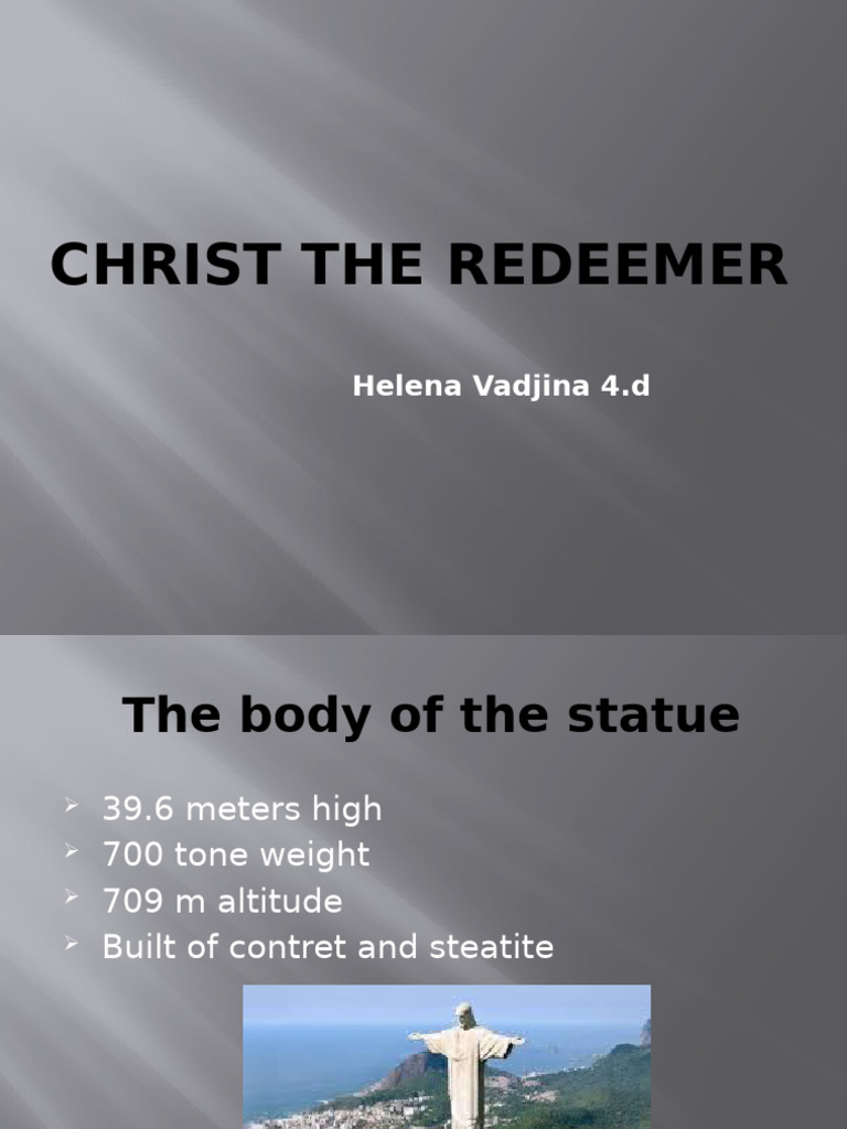 Christ the Redeemer Statue Overview | PDF