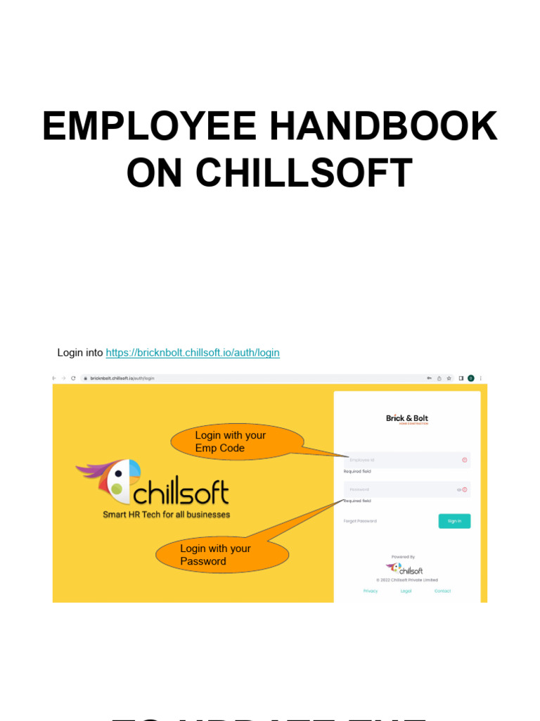 Chillsoft Handbook Template | PDF | Software | Computing