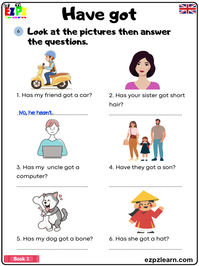 Have Got Look at The Pictures Then Answer The Questions | PDF