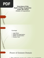 DPWH Right-of-Way Acquisition Guide | PDF | Eminent Domain | Easement