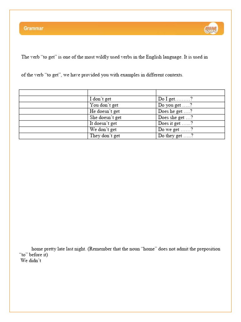 Grammar Level 2 Lesson 5 | PDF | Verb | Linguistics