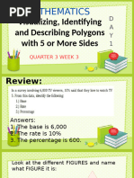 Math 5 Q3 Week 3 | PDF | Shape | Polygon