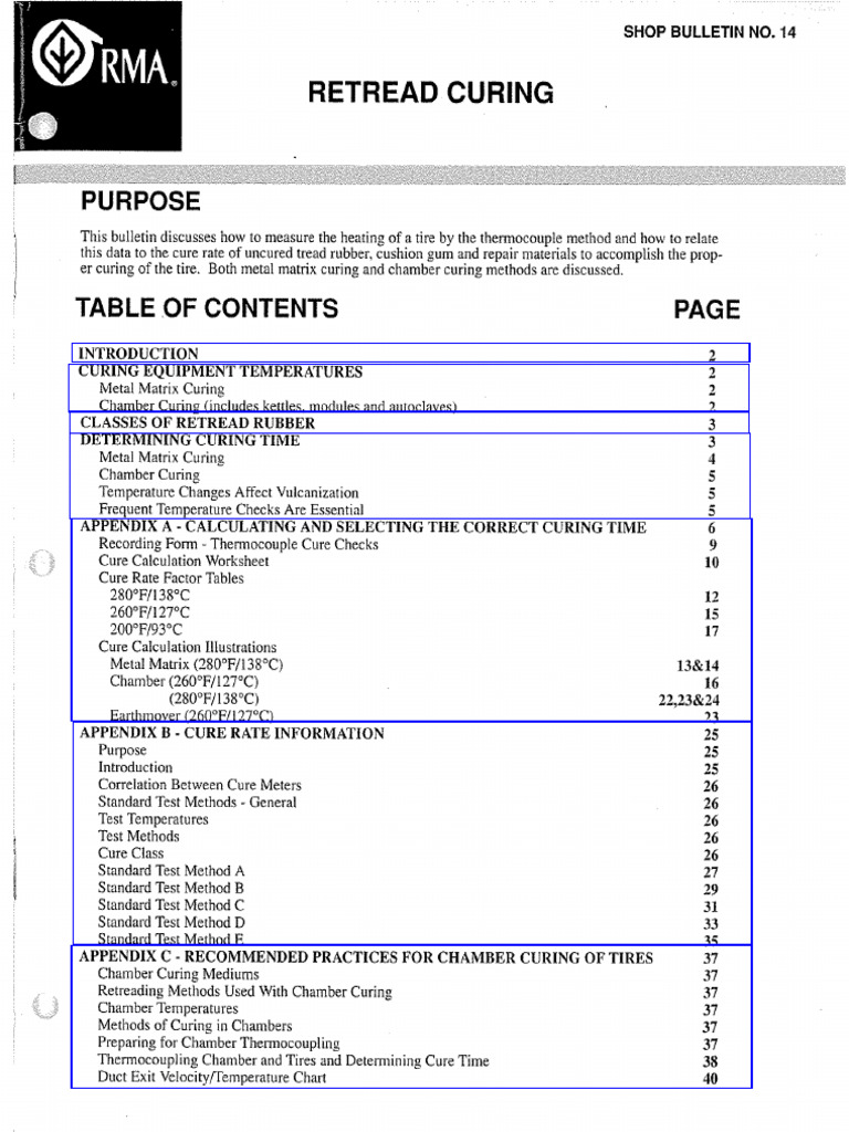 SB 14 Retread Curing | PDF