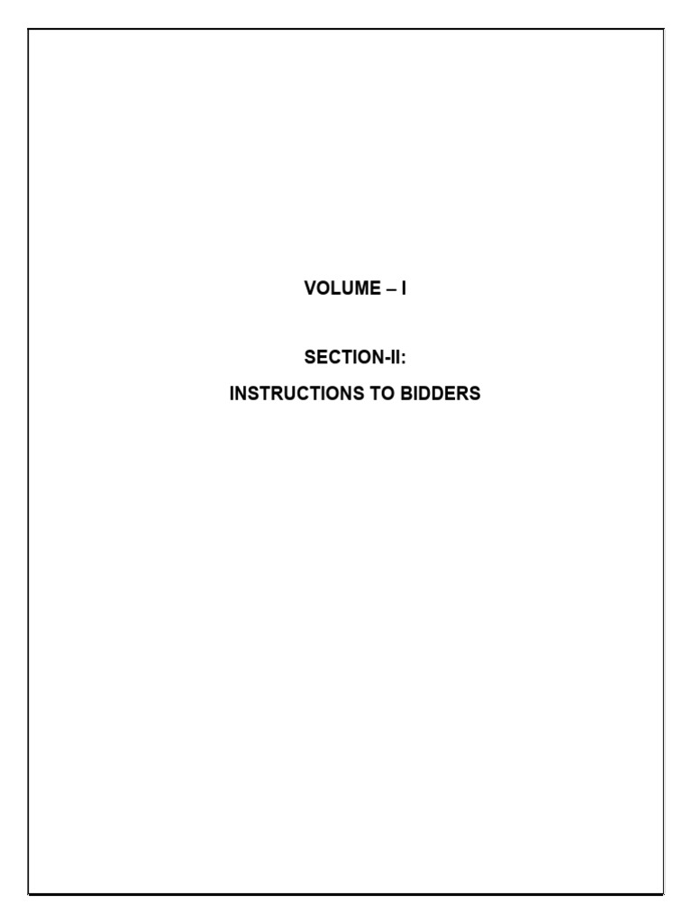 02 Vol-I Section-2-3-4 Technical Bid Kapadwanj UGD-II | PDF | Sewage ...