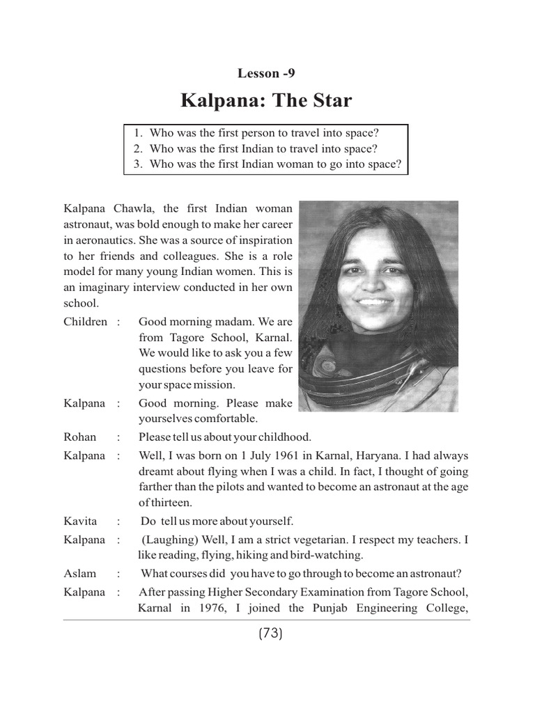 Inspiring Journey of Kalpana Chawla | PDF | Spaceflight | Outer Space