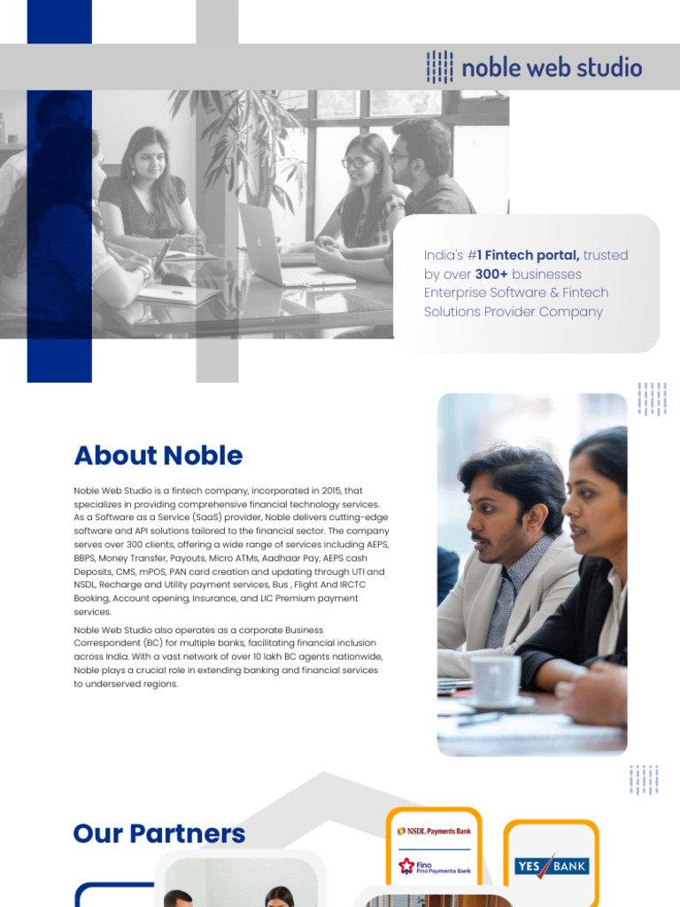 Noble Web Studio | PDF | Mobile App | Software As A Service