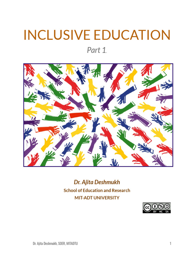Introduction to Inclusive Education | PDF | Disability | Inclusion ...