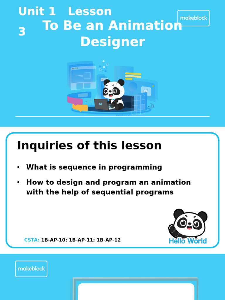 Animation Design: Understanding Sequence | PDF | Learning | Cognition