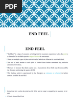Normal End Feel Abnormal End Feel: ST ND | PDF | Anatomical Terms Of ...