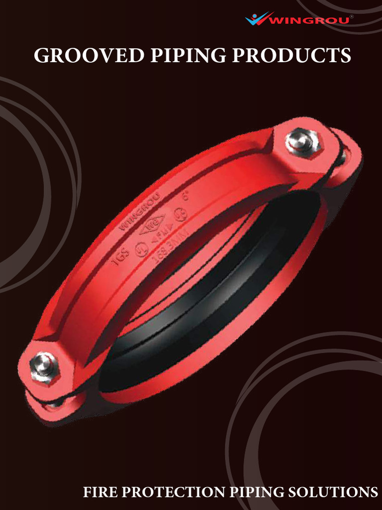 Grooved Fittings | PDF | Pipe (Fluid Conveyance) | Screw