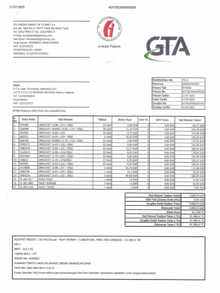 Agt2023000000026 - TR - Gta | PDF