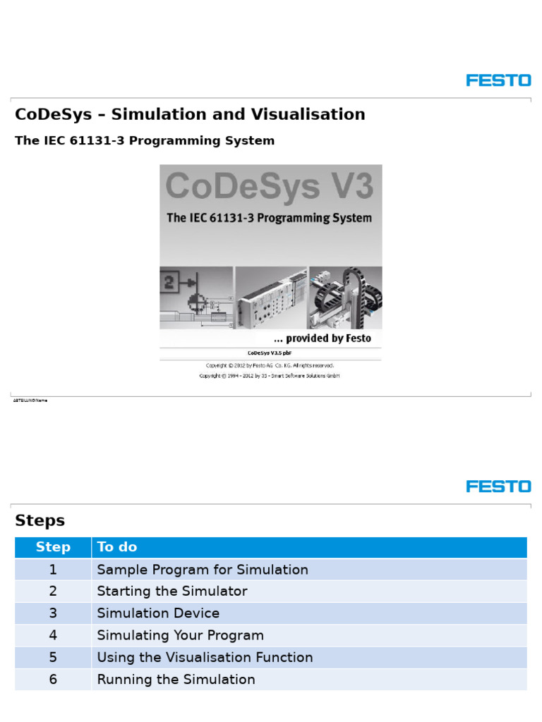 CoDeSys Version 3.5 Simulation and Visualisation Ver. 1 | PDF | Icon ...