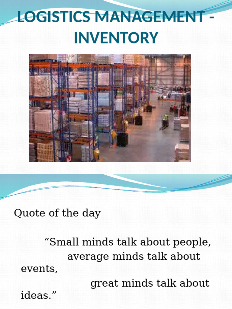 Inventory Pdf Inventory Forecasting