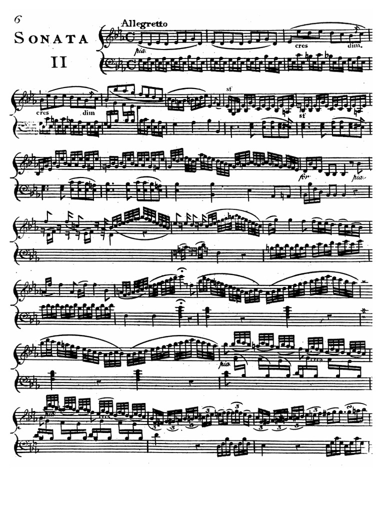 Park Maria Hester Sonate Pour Clavier | PDF