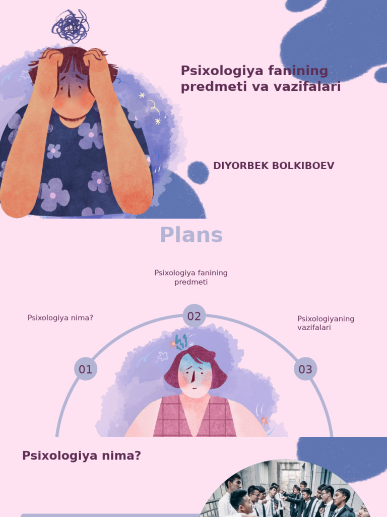 Psixologiya Fanining Predmeti Va Vazifalari | PDF