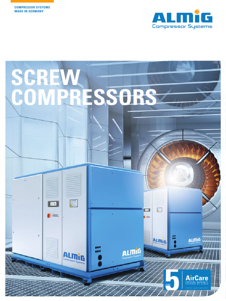 ALMiG Screw-Compressors en Web | PDF | Belt (Mechanical) | Refrigeration