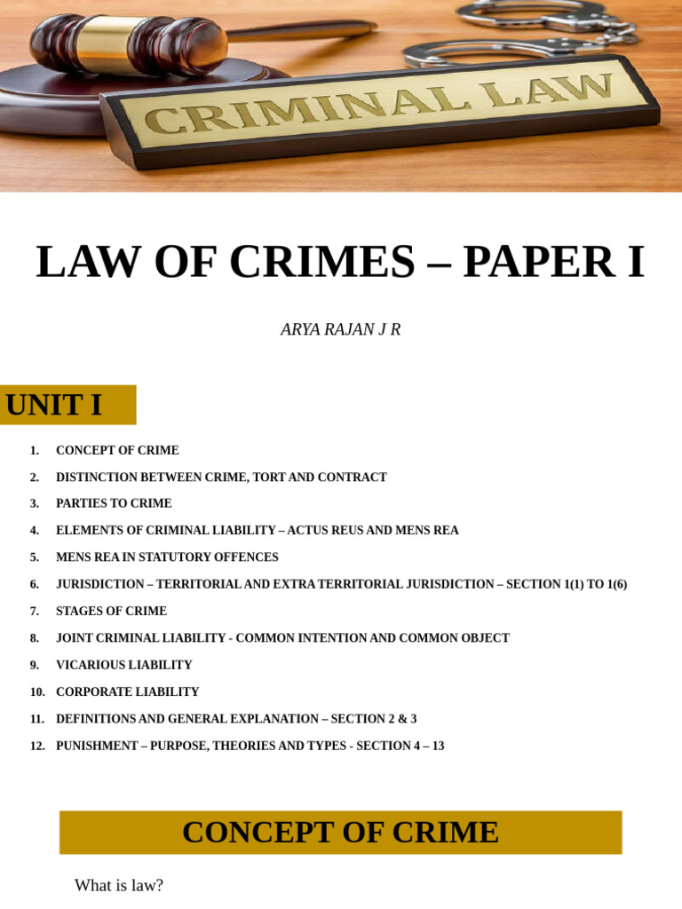 Elements of Criminal Liability Explained | PDF | Causation (Law) | Mens Rea