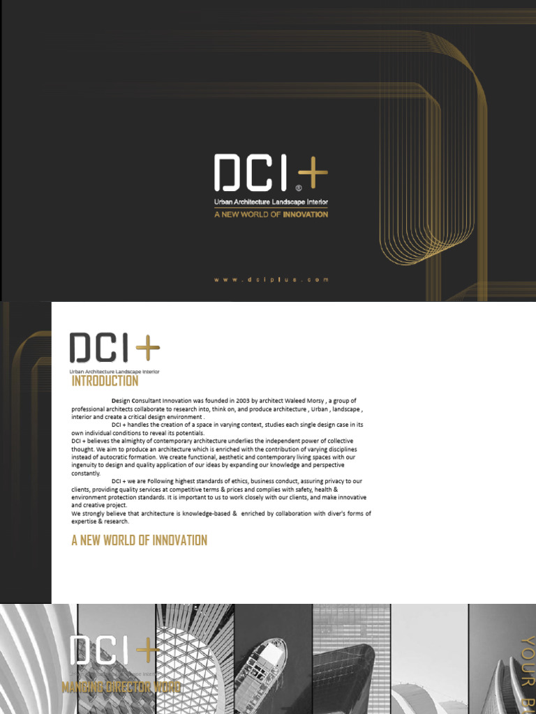 DCI + Architectural Innovation Overview | PDF | Sustainability | Creativity