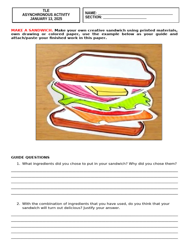 Tle Asynchronous Activity | PDF