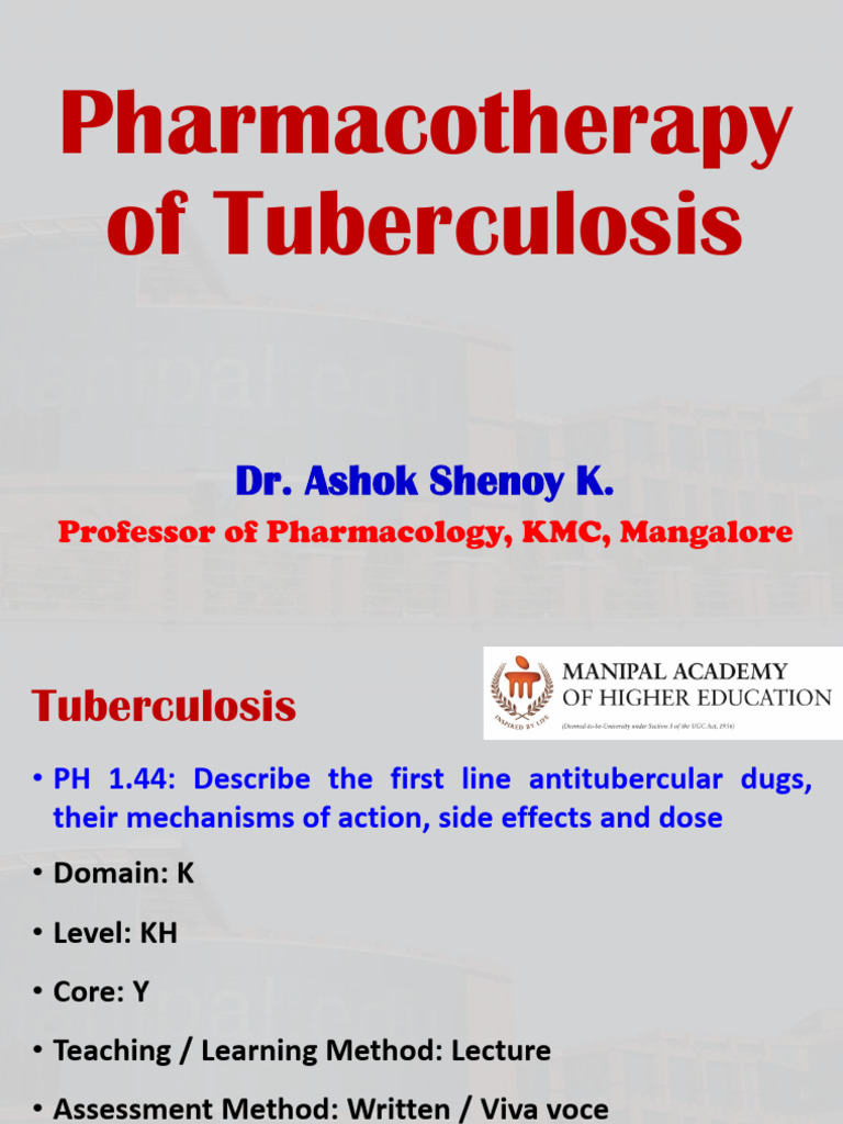 MBBS Tuberculosis PH 1.44, PH 1.45 | PDF | Tuberculosis | Diseases And Disorders