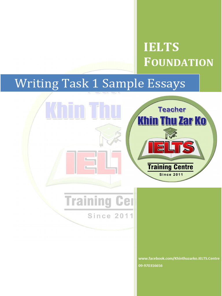 IELTS Writing Task 1 Samples | PDF | Myanmar
