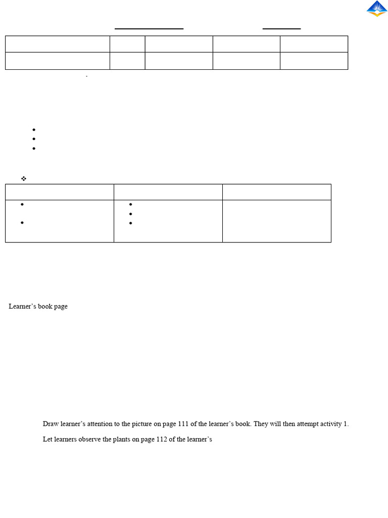 Environmental Care Lesson Plan for Kids | PDF | Learning | Lesson Plan