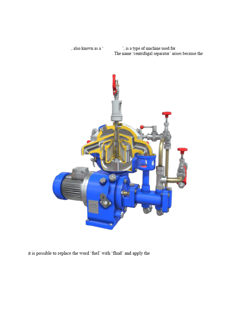 Marine Fuel Oil Purifier Guide | PDF | Pump | Fuel Oil
