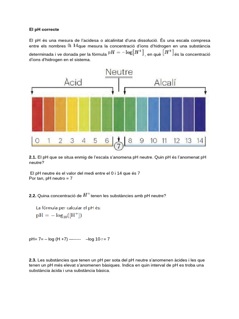 El PH Correcte - Angela I Victor | PDF