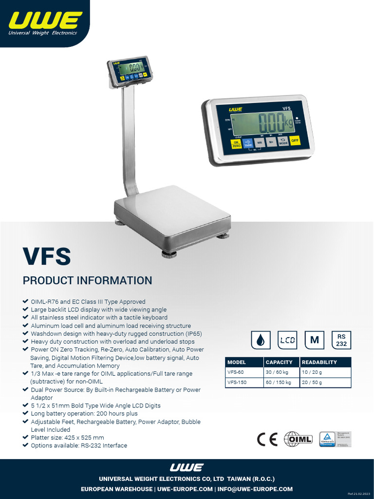 Catalogs EN VFS | PDF