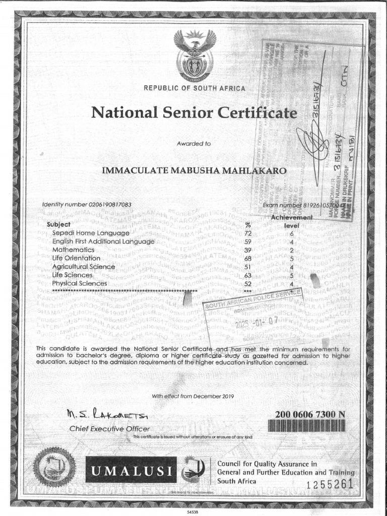 Qualifications | PDF