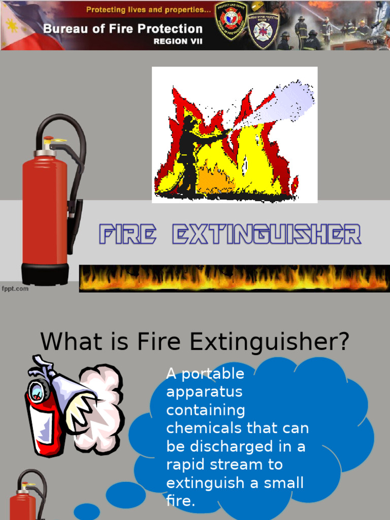 Fire Extinguisher LECTURE | PDF | Fires | Hazards