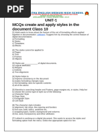 Csiplearninghub Com Digital Documentation Class 10 MCQ Questions ... | PDF | Image Scanner ...