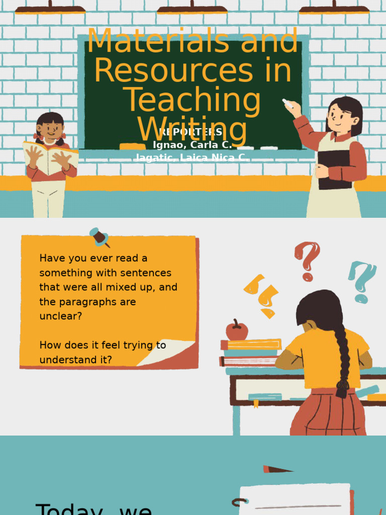 Teaching Materials for Writing Skills | PDF | Multimedia | Human ...