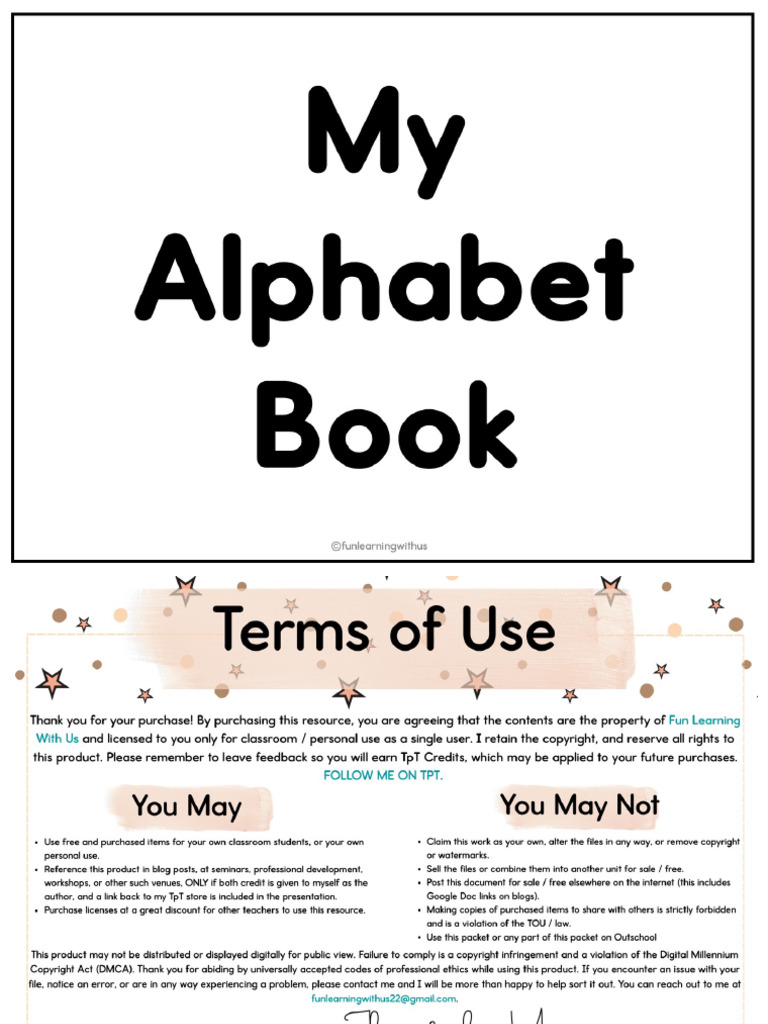 Alphabet Adapted Book Beginning Sound Letter Recognition Activity-1 | PDF