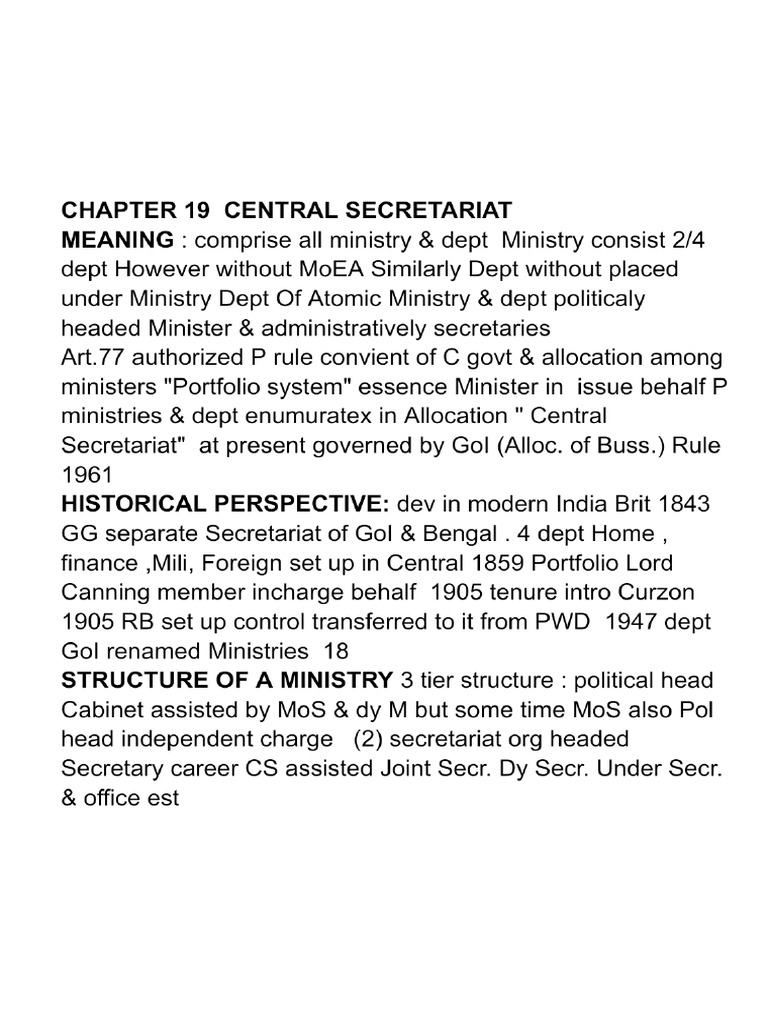 C Secretariat | PDF