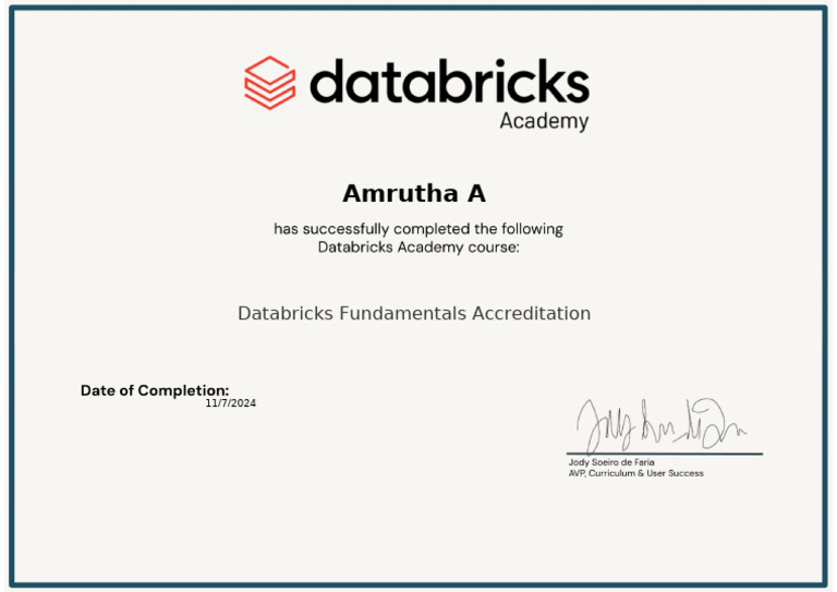 Databricks Fundamentals Cert | PDF