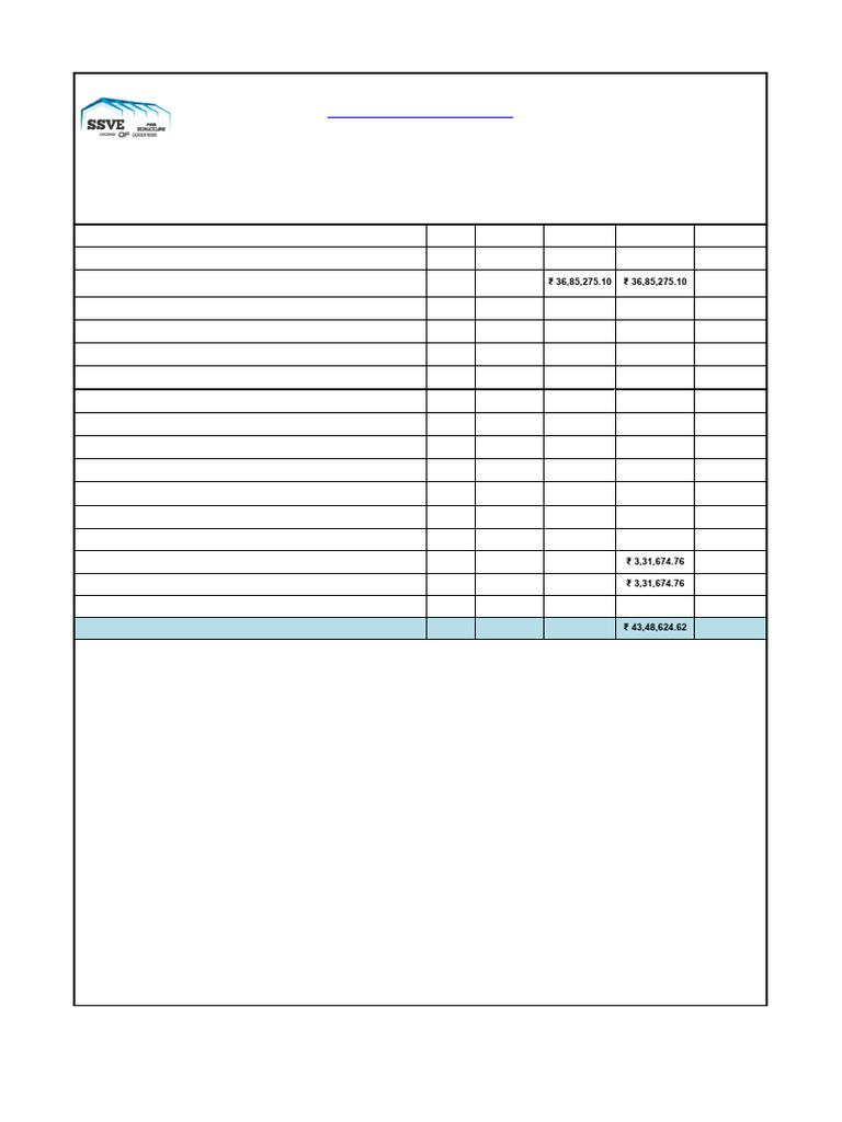 Mezzanine Steel Structure Quotation | PDF | Structural Steel | Screw