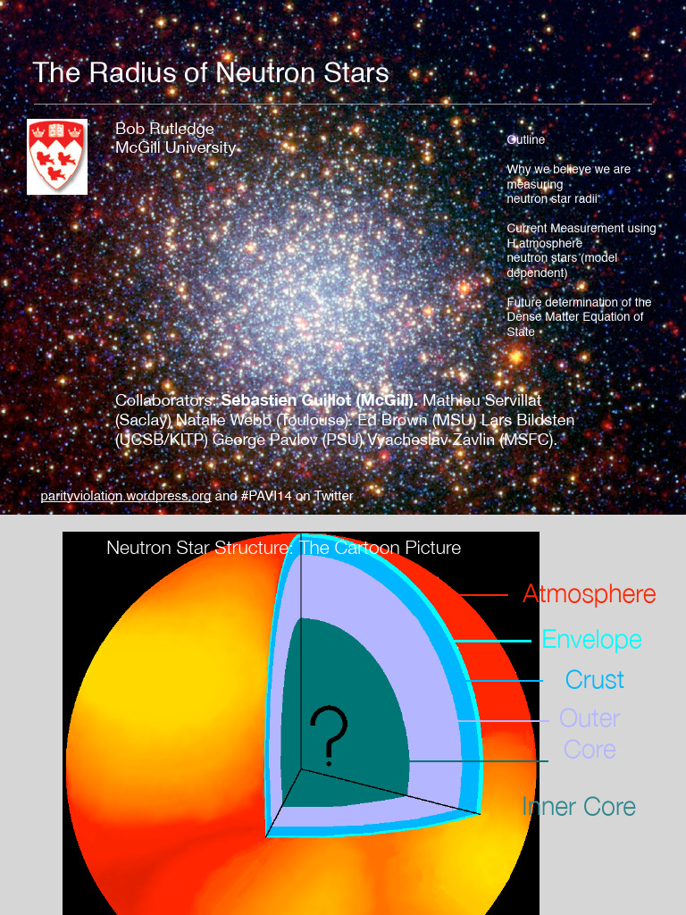 Measuring Neutron Star Radii and EOS | PDF | Stars | Force