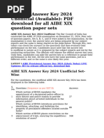 AIBE 19 Question Paper With Unofficial Answer Key and Solutions - Set B - 1735245542230 | PDF ...