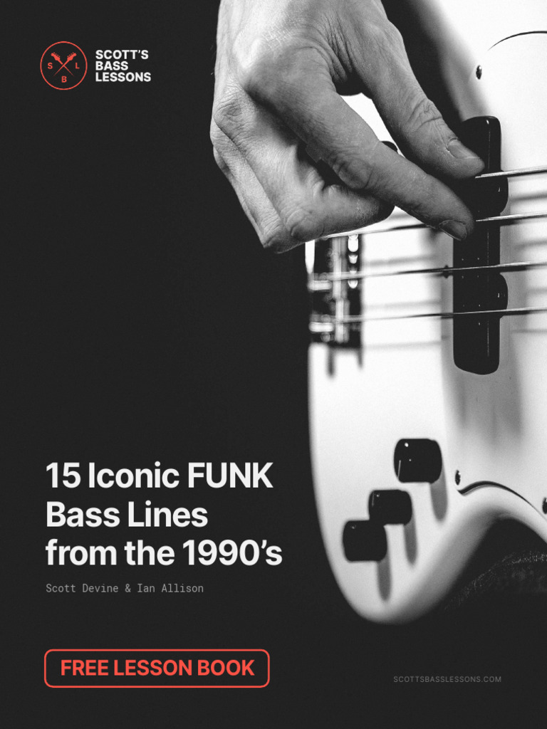 SBL 924 15 Iconic FUNK Bass Lines From The 1990s | PDF | Funk | Music