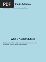 Plastic Pollution Presentation | PDF