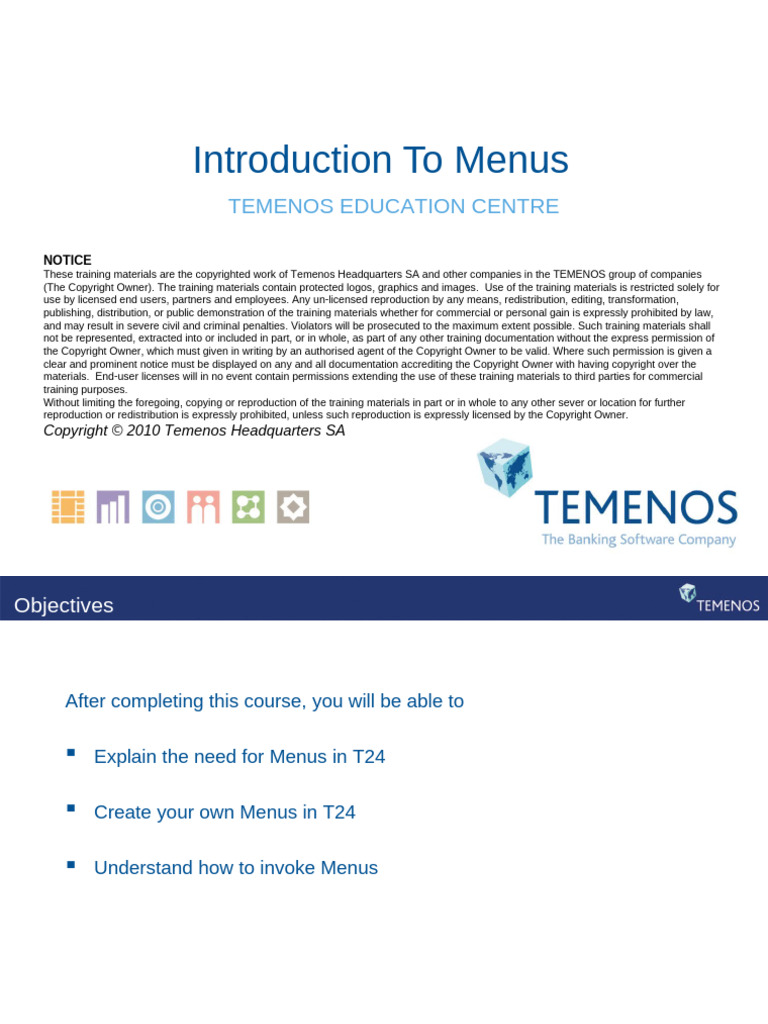 CUS3.Creating Menus | PDF | Copyright | Menu (Computing)